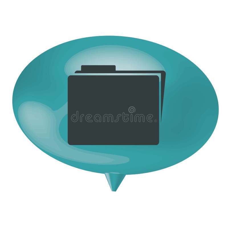 Blue bubble file icon stock illustration. Illustration of page - 89168597