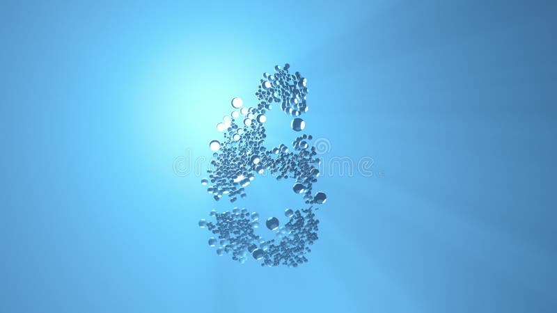 Blue Bubble Numbers Countdowns Background Stock Footage - Video of ...