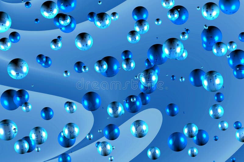 Blue Bubbles Picture. Image: 2417156