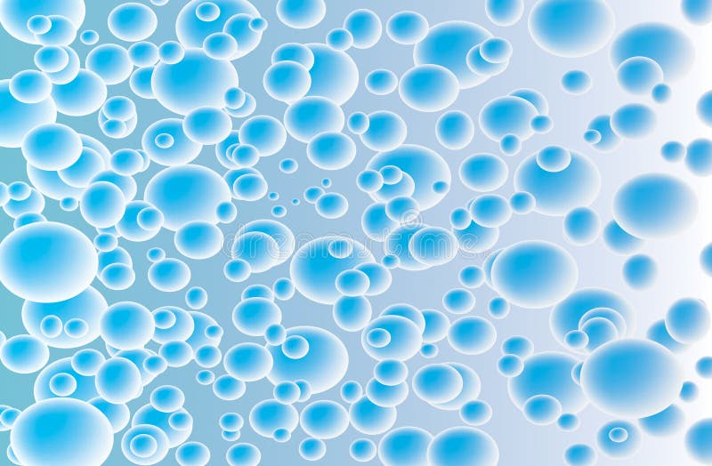 Blue Bubbles Abstract Design Wallpaper or Backdrop Background Stock ...