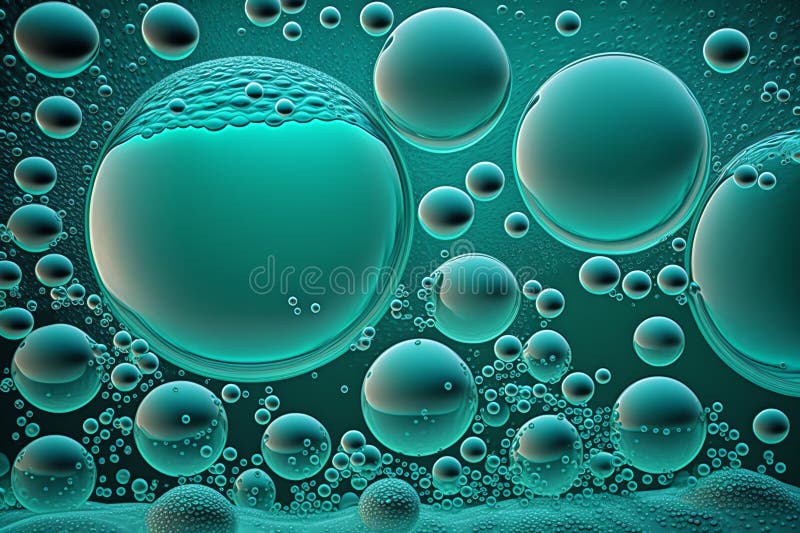 Blue Bubbles Background. Color Bubbles. Bubble Background. Generative ...