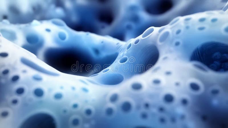 Blue Bubbles Surface Texture Curves and Depth Stock Footage - Video of ...