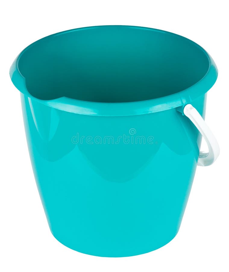 Blue bucket stock image. Image of background, shiny, blue - 26754333