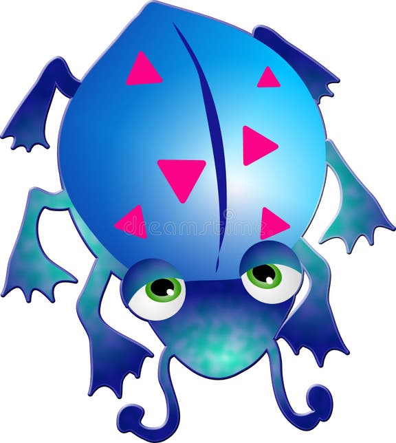 Blue Bug stock illustration. Illustration of creatures, wildlife - 29895