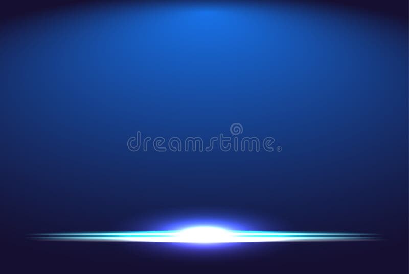 Glow Light Effect on Dark Blue Stock Illustration - Illustration of ...