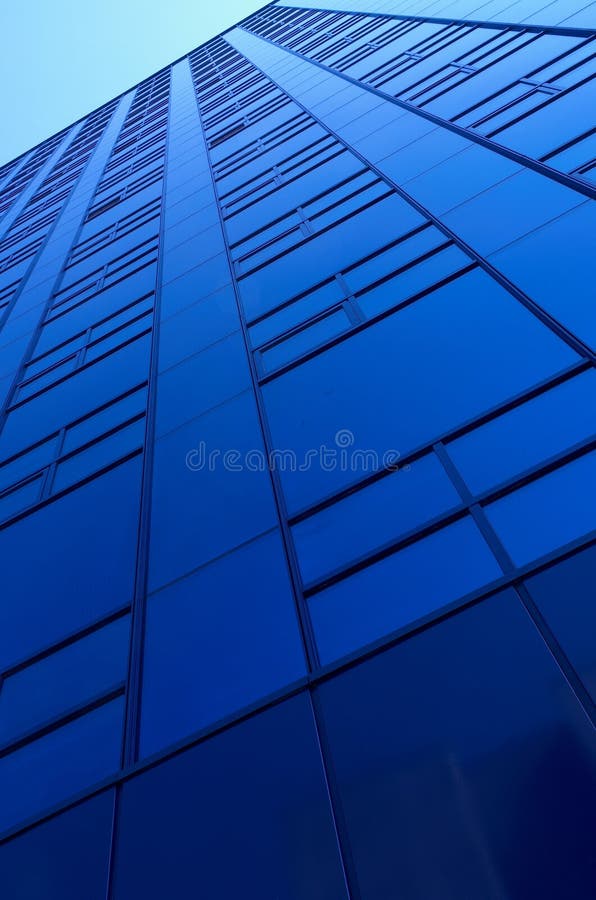 BIG blue stock photo. Image of building, window, business - 2268616