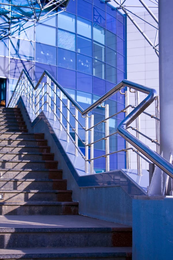 Blue Building Abstract Detail Stock Photo - Image of construct ...