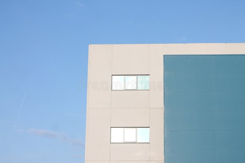 Blue building like sky stock photo. Image of property - 258876706