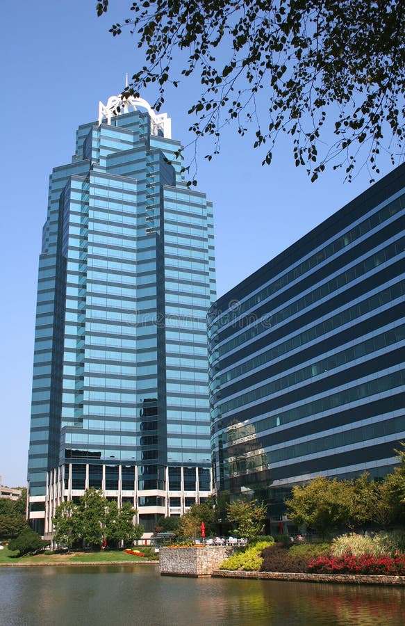 Blue Buildings stock photo. Image of business, commerce - 1351972