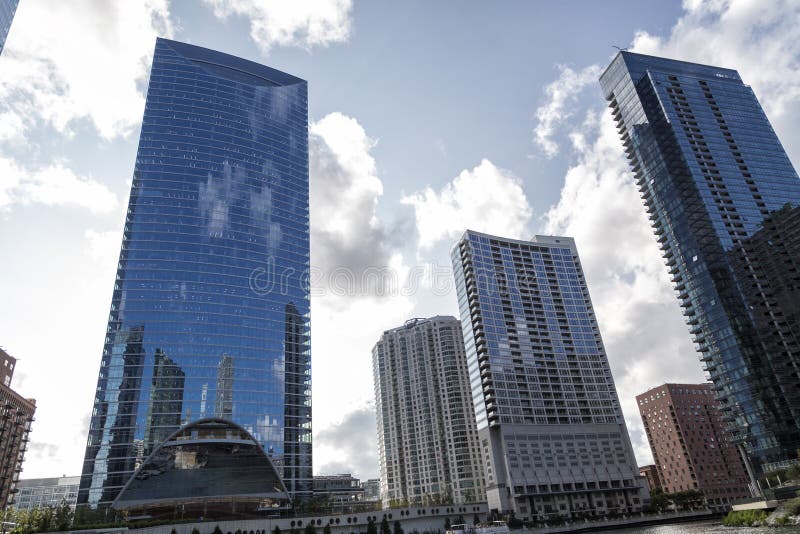 The Blue Buildings stock photo. Image of light, construction - 109166060