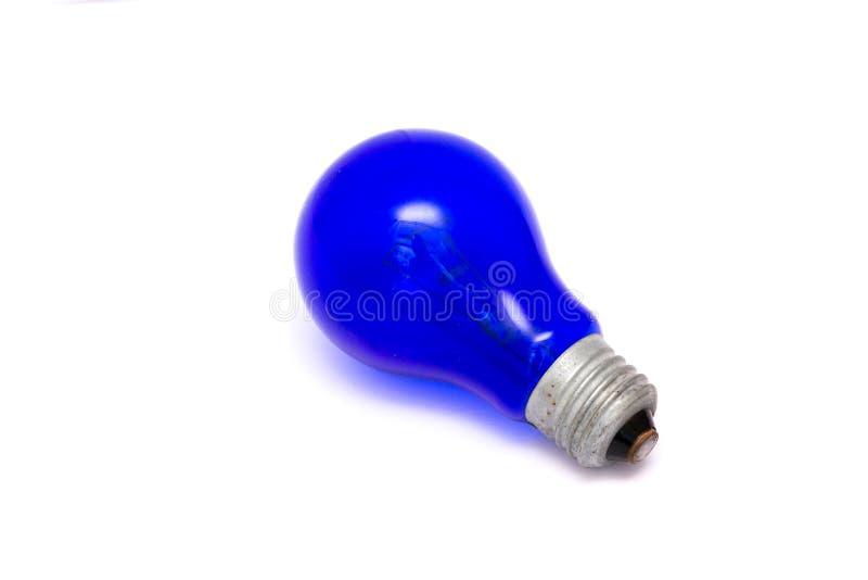 Blue bulb stock image. Image of lightbulb, bulb, light - 61474501