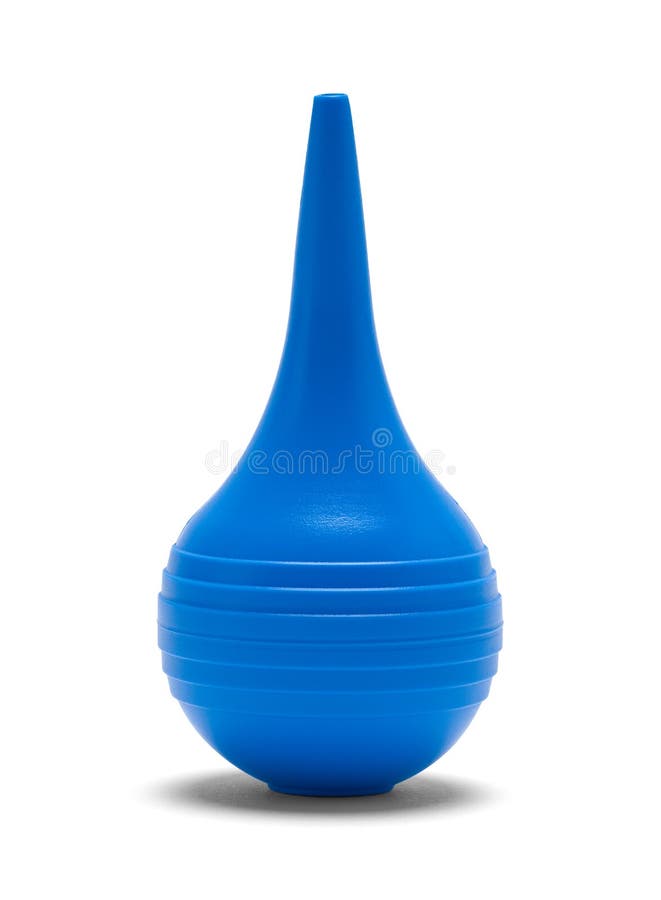 Blue Bulb Syringe stock photo. Image of baby, white - 189029636