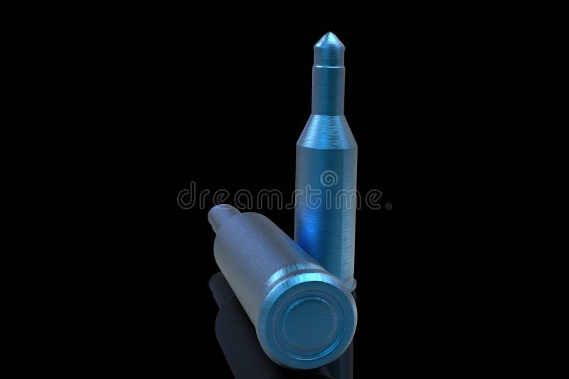 Blue metal bullion 3D stock illustration. Illustration of gemstone ...