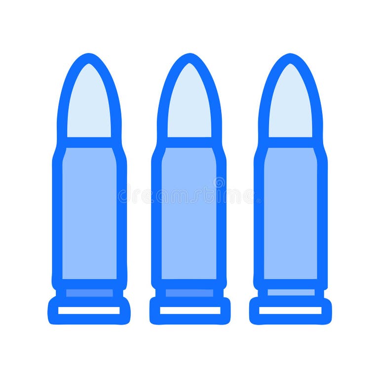 Blue Bullets Vector Illustration for Graphic Design and Education Stock ...