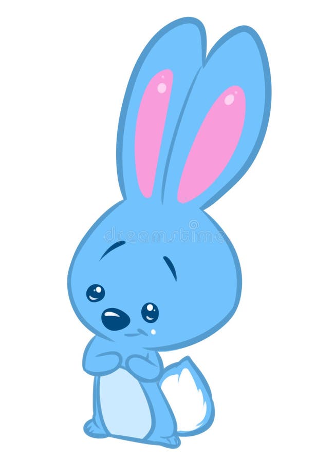 Rabbit Funny Cartoon Character Illustration Stock Illustration ...