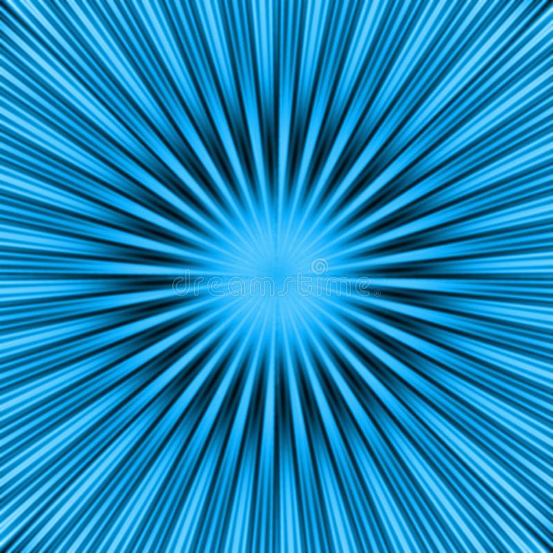Blue Burst, Abstract Background Stock Illustration - Illustration of ...