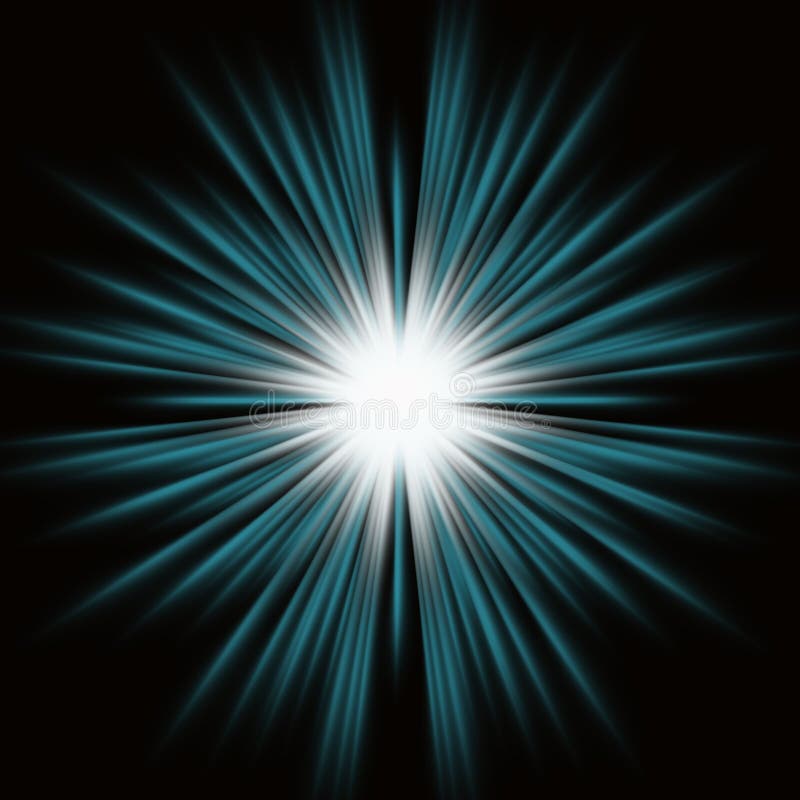 Blue Burst stock illustration. Illustration of exploding - 43123172