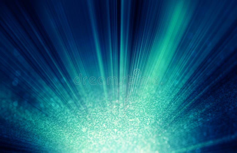 Blue Burst - Abstract Lights Background Stock Illustration ...