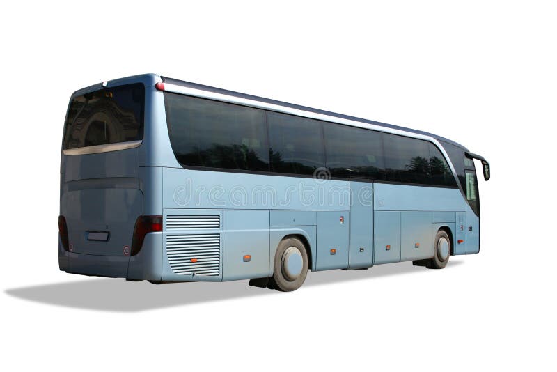 Blue bus stock photo. Image of transportation, transport - 4756364