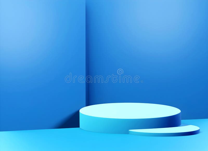 Blue Business Background for Product Presentation, Generative AI Stock ...