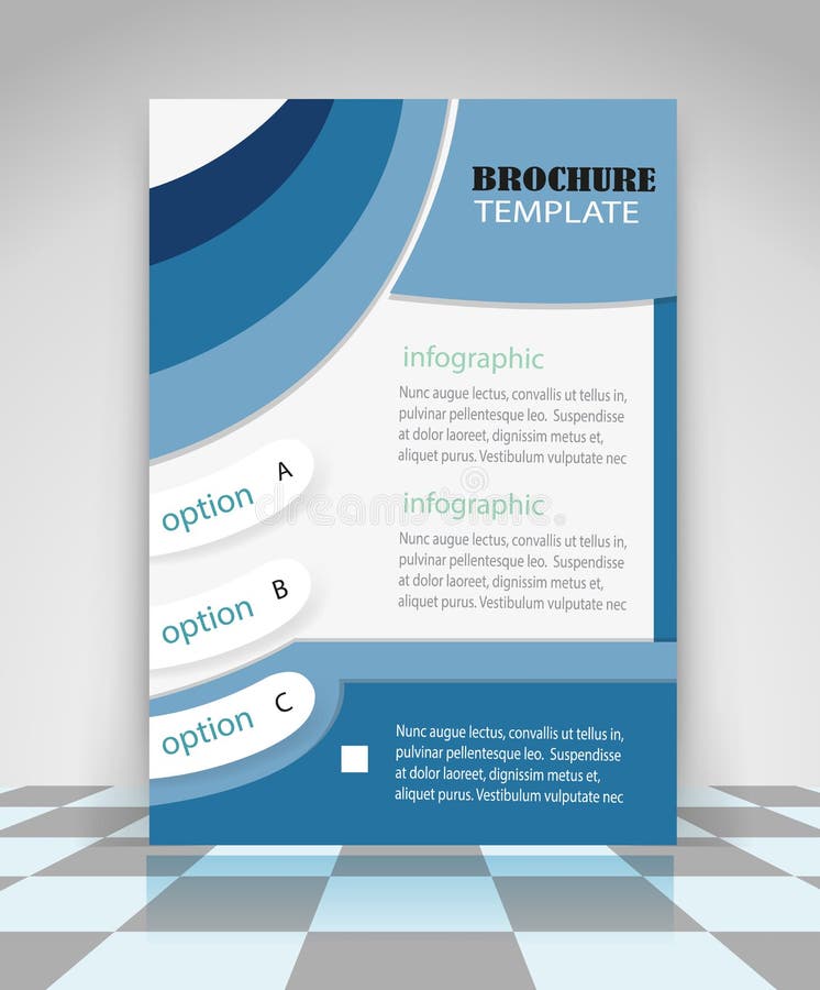 Blue business design stock vector. Illustration of modern - 54623659