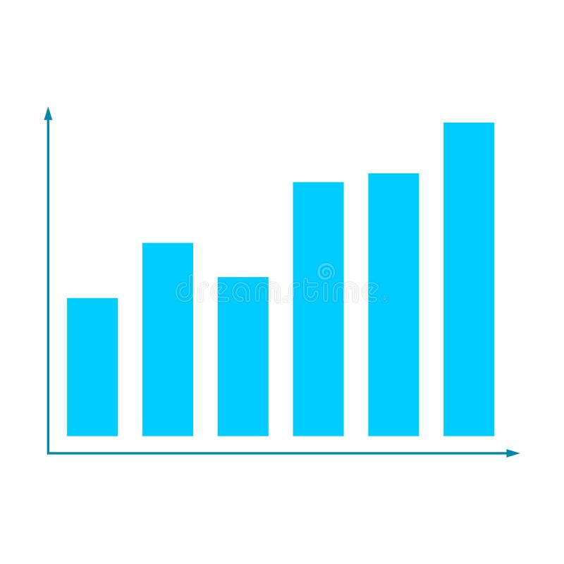 Blue Business Graph and Chart Stock Vector - Illustration of corporate ...