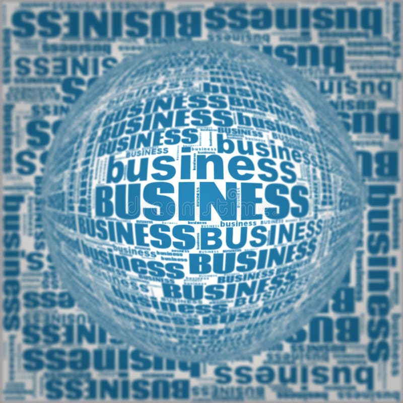 Blue Business Text Illustration Background Header Abstract. Large ...