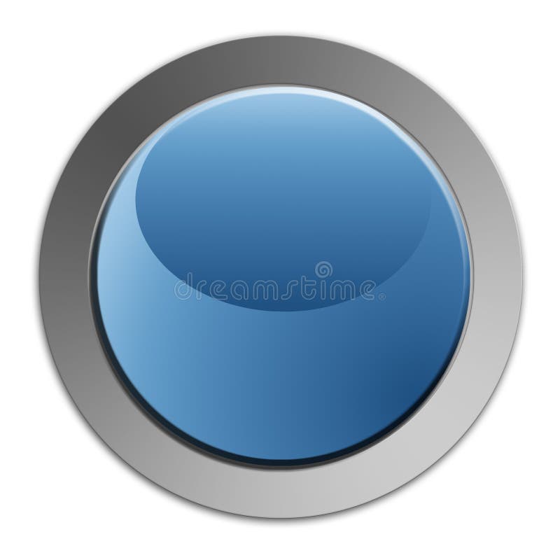 Blue button set 09 stock vector. Illustration of configuration - 8381082