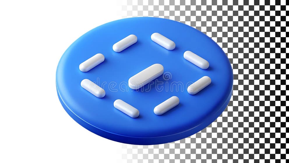 Blue Button with Lines, Interface Control Element Png Transparent Image ...