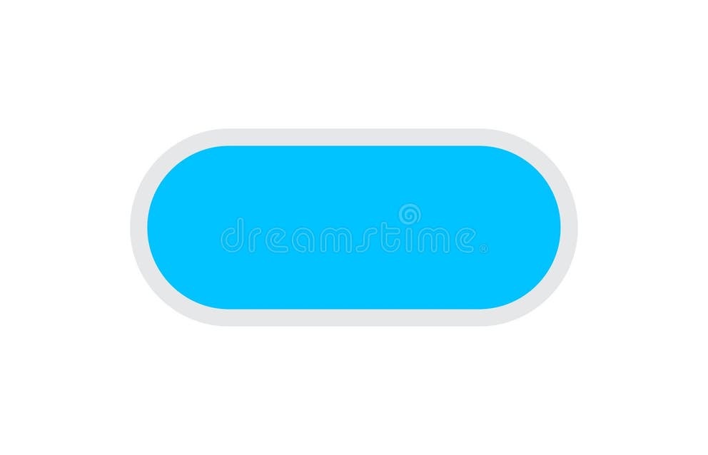 Blue Button Square and Rounded Corner, Blue Square Button Simple, Icon ...