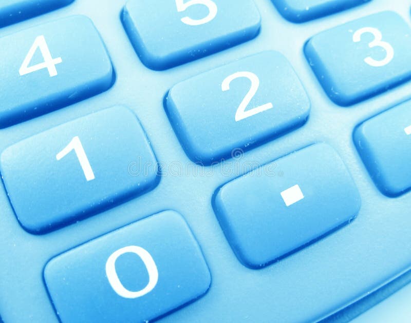 Blue buttons stock photo. Image of business, calculator - 1084090