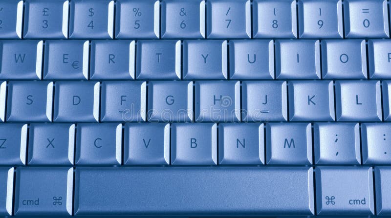 Blue Buttons Of The Keyboard Picture. Image: 6905836