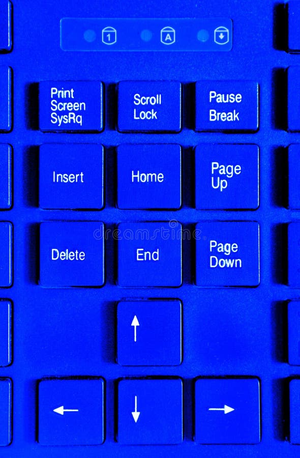 Blue Buttons on a Blue Keypad Pop Art Stock Photo - Image of ...