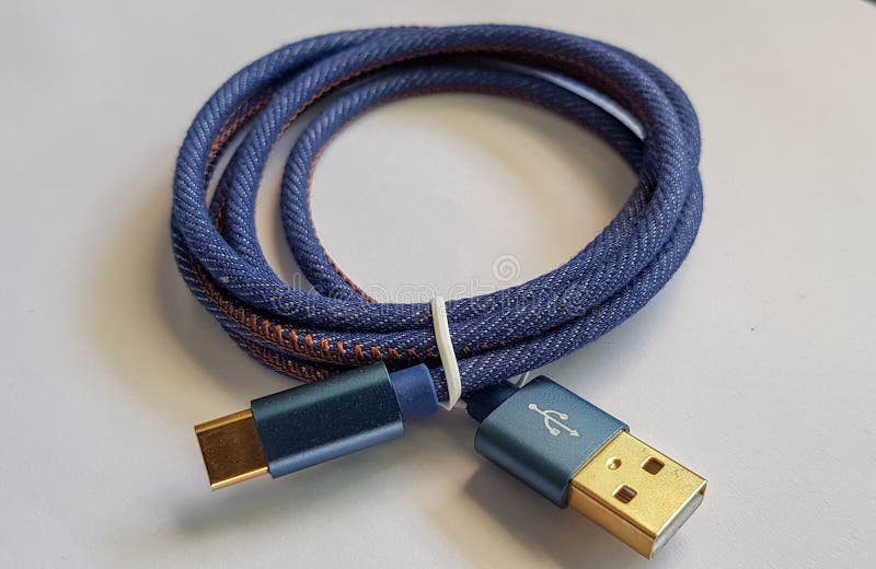 Smartphone and usb cable stock image. Image of phone - 25475151