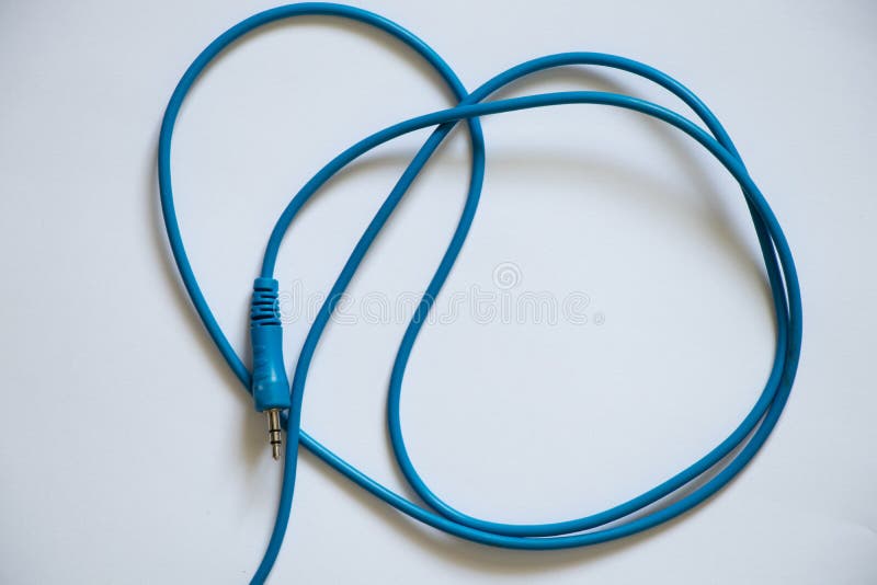 Blue Cable Bundles in Computer Global Network Stock Photo - Image of ...