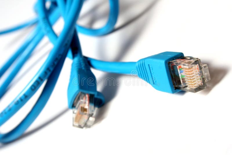 Network cables stock photo. Image of modern, electric, electrical - 46712