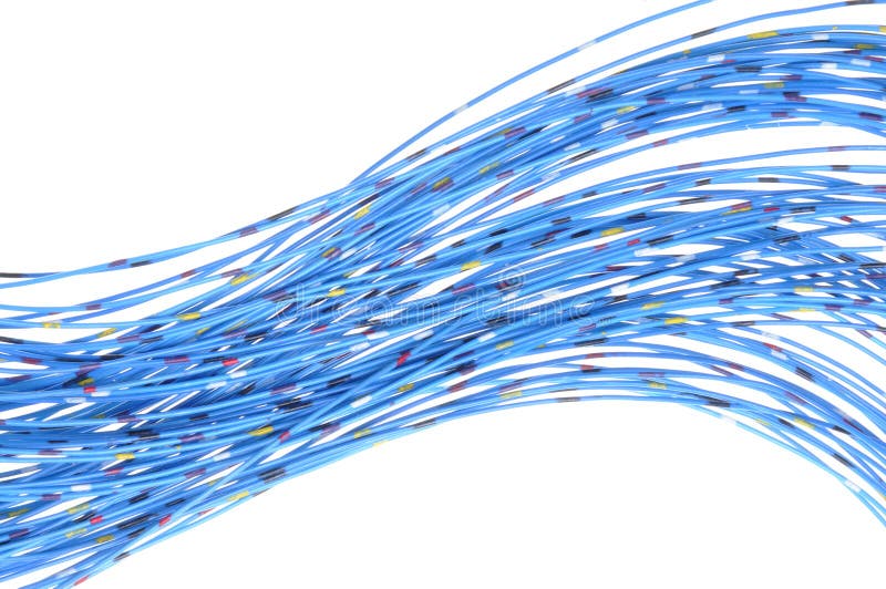 Colourful wires stock illustration. Illustration of detail - 35202770