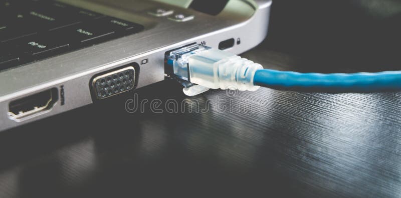 Blue Cablings Switch stock image. Image of electronic - 96597993