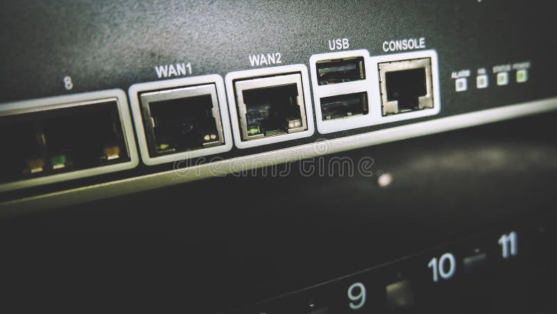 Blue Cablings Switch stock image. Image of communication - 96598485