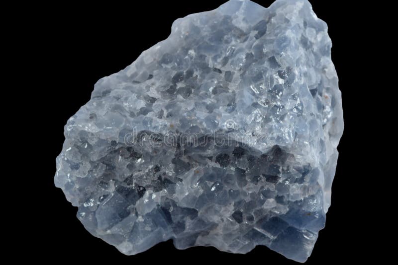 Blue Calcite Closeup stock image. Image of blue, black - 174810979