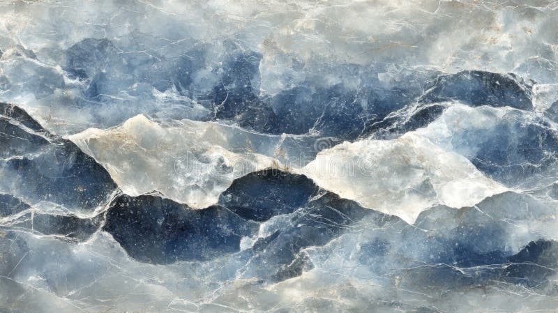 Blue Calcite Stone Texture Background Image Stock Illustration ...