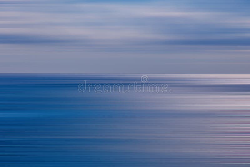 Blue Calm Abstract Sea Landscape Seaside Background Stock Image - Image ...