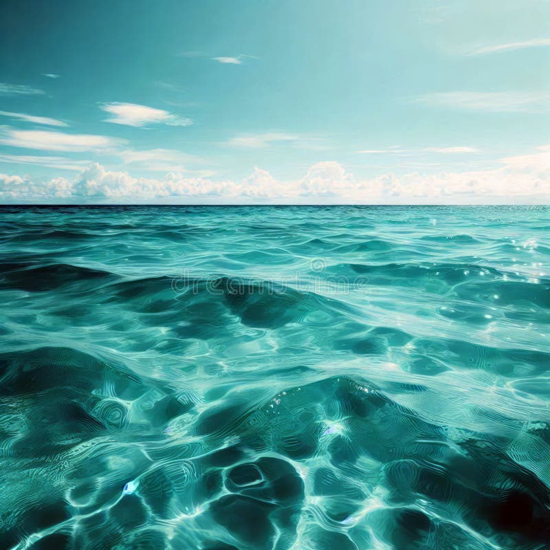 Shallow Ocean Water Texture from Above Stock Illustration ...