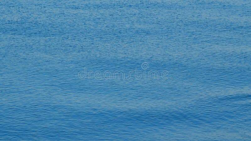 Blue Calm Sea. Blue Water Reflection. Flowing Water Surface. Still ...