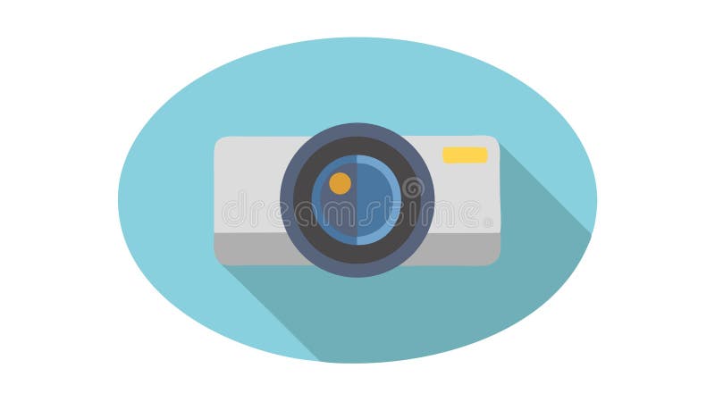 Blue Camera Icon for Photography and Visuals, Vector Design Generative ...