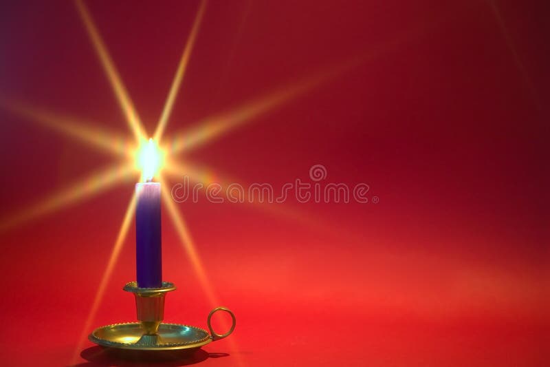 Blue candle stock image. Image of candle, scene, seance - 5136051
