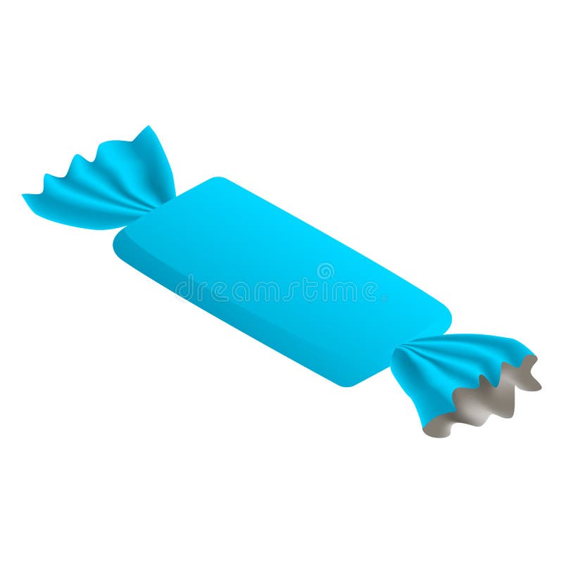 Blue Candy Character Cartoon Stock Illustration - Illustration of color ...