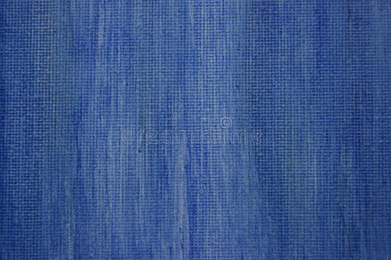Blue Canvas Background Texture. Close-up of Painted Canvas. Stock Image ...