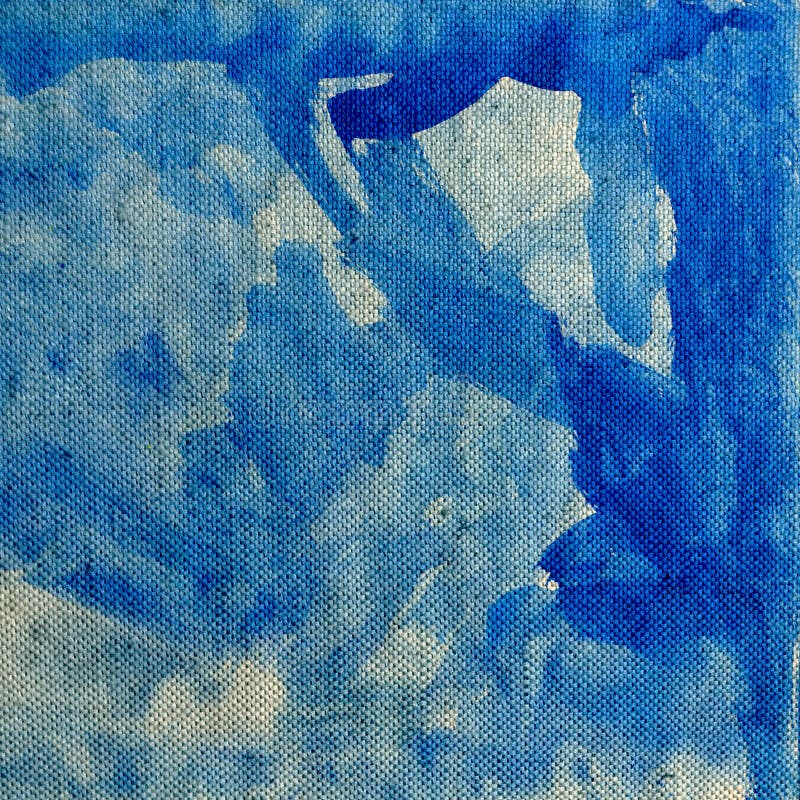 Blue Canvas Texture Background Stock Photo - Image of grunge, material ...