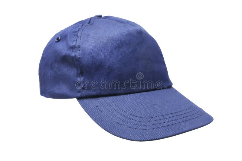 Blue Cap stock photo. Image of white, cover, isolated - 7792654